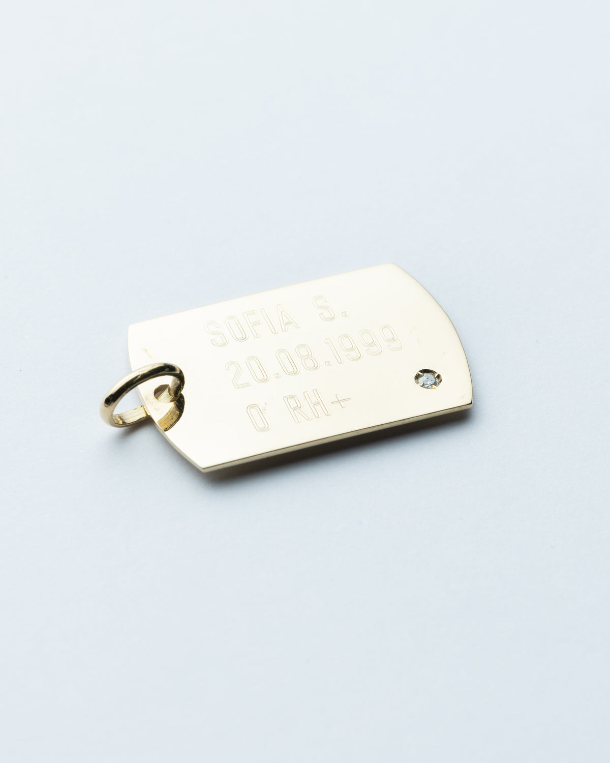 Military ID Tag 18Kt | Stack&Layer